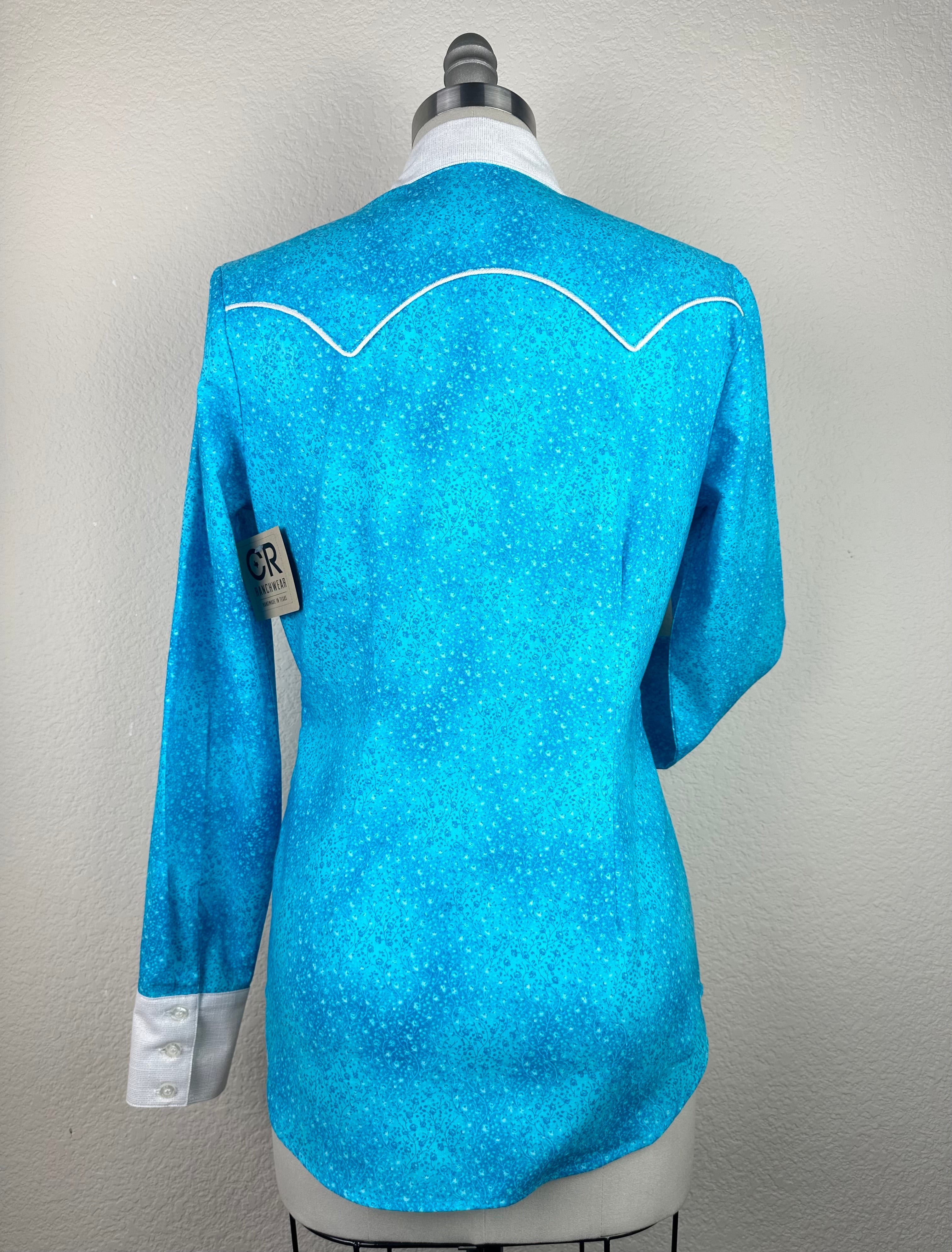 Buy CR Western Pro Sky Blue Floral-FINAL SALE at CR RanchWear for only ...